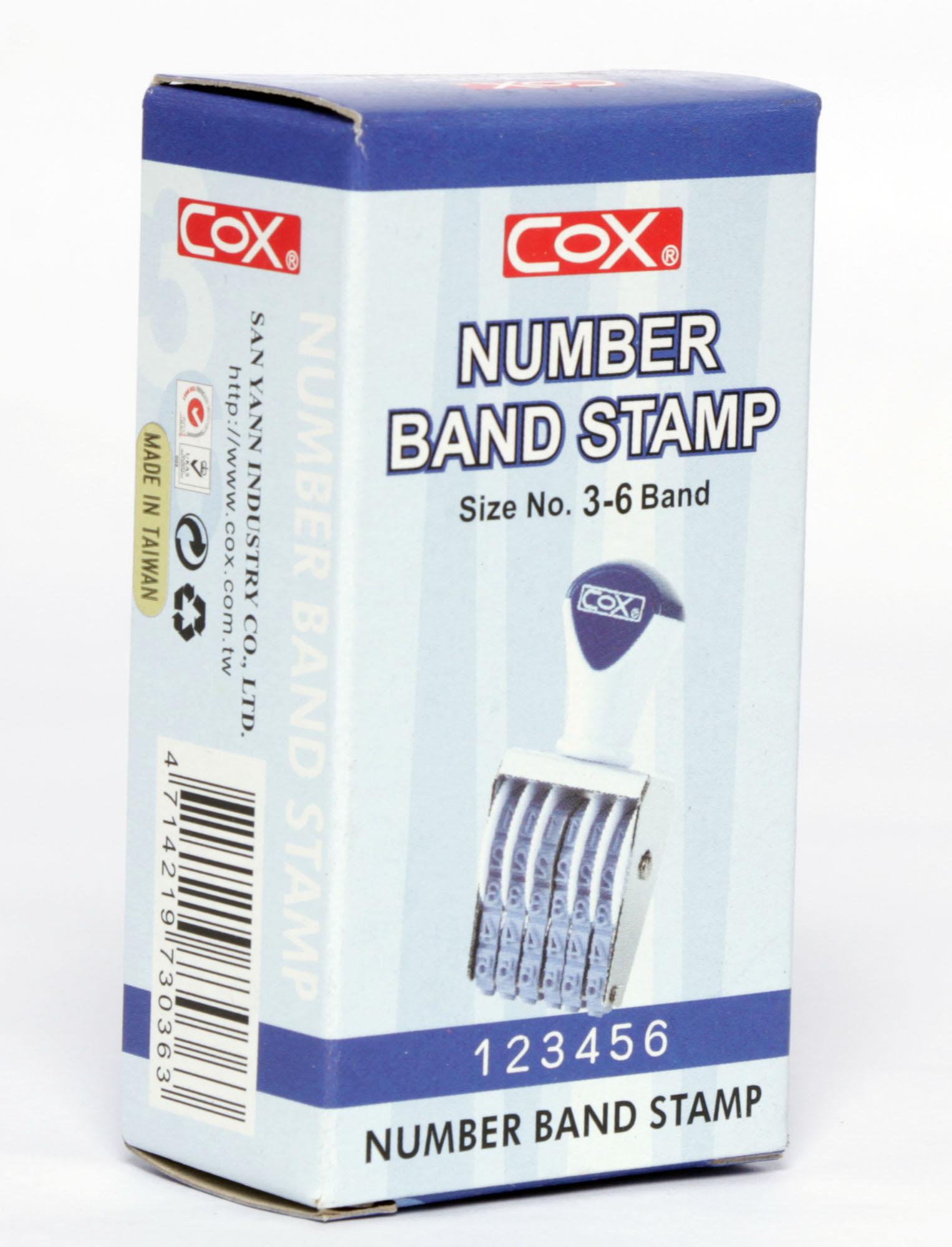 COX NO3-6 NUMBER STAMP | Shop.com.mm