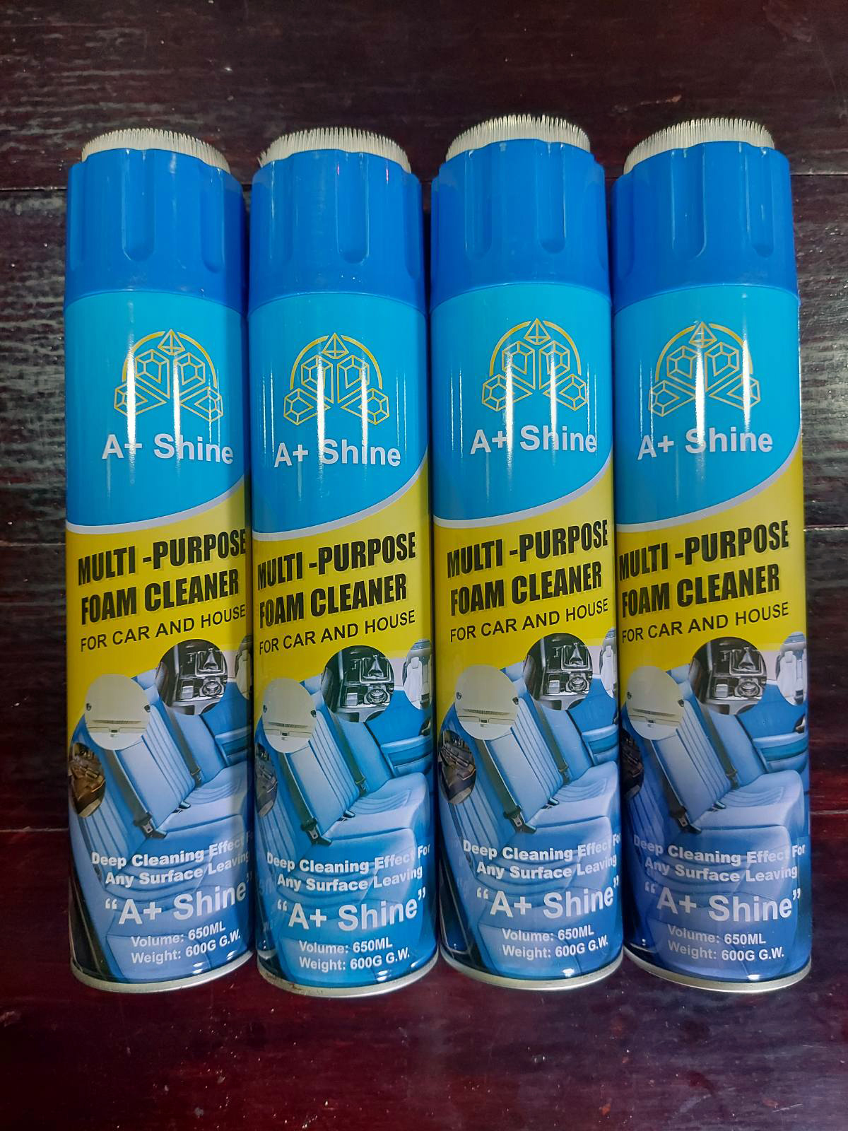 A+ Shine Multi Purpose Foam Cleaner Spray (650ml) | Shop.com.mm