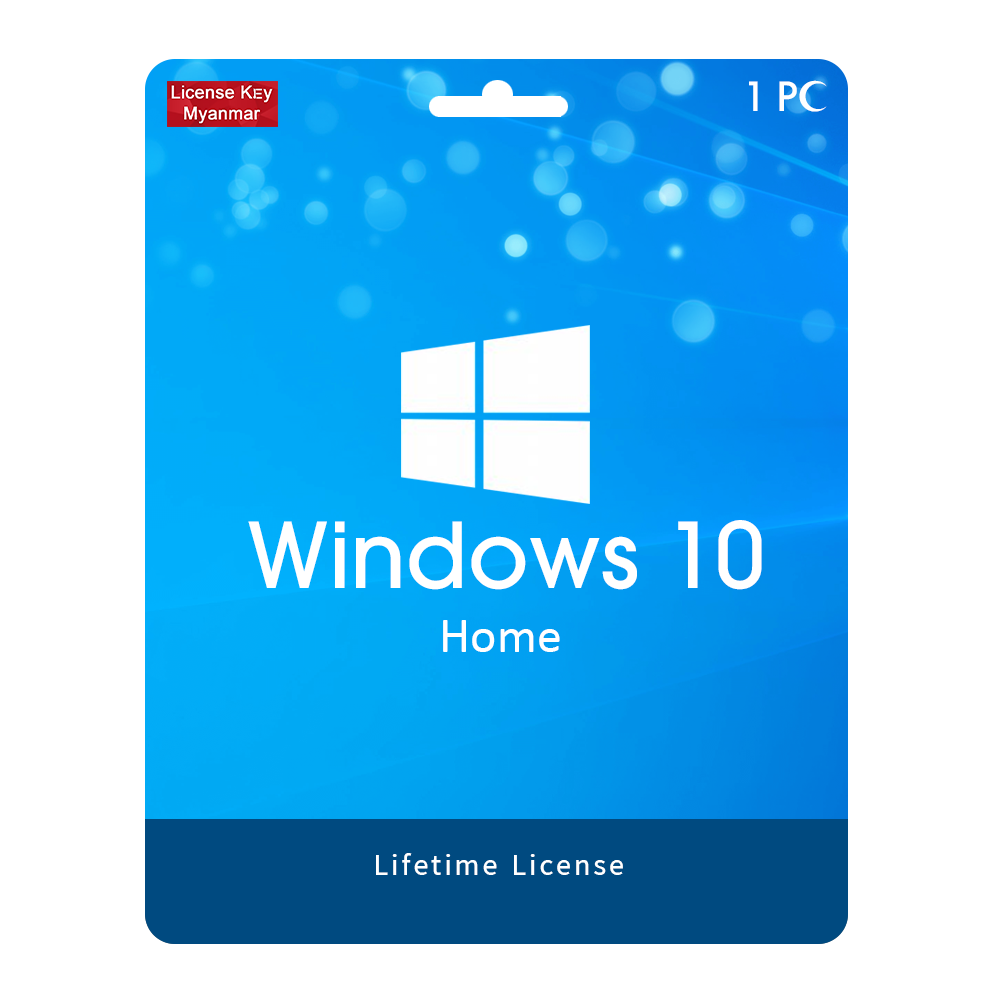 Windows 10 Home License (32bit/64bit) | Shop.com.mm