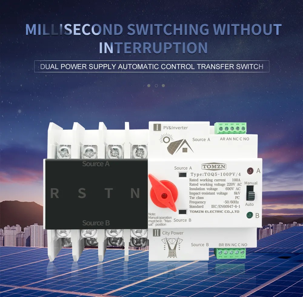 Automatic Transfer Switch-ATS 100A 4P | Shop.com.mm