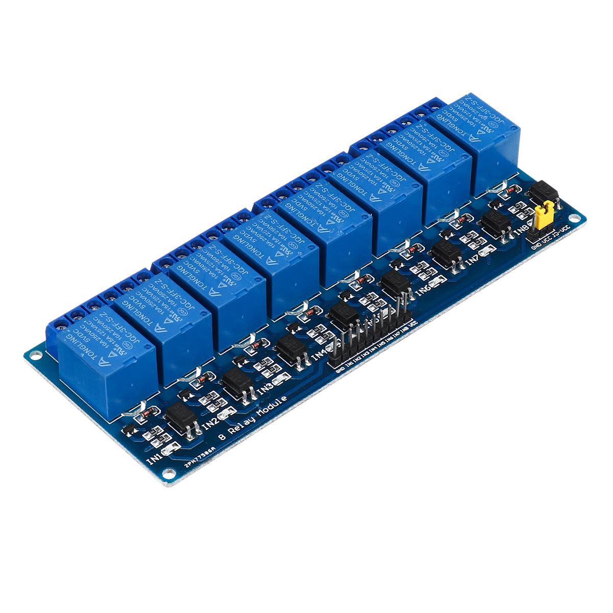 5V 1/2/4/8 Channel Relay Board Module Optocoupler LED for Arduino PiC ARM AVR HV Relays Relay ...