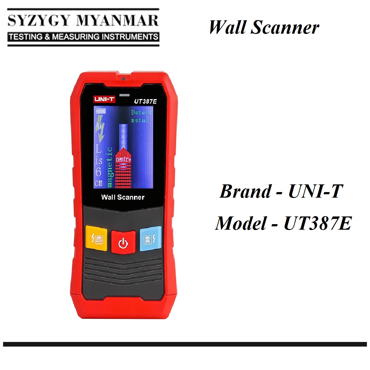 UNI-T UT387E Wall scanner (40mm~100mm) | Shop.com.mm