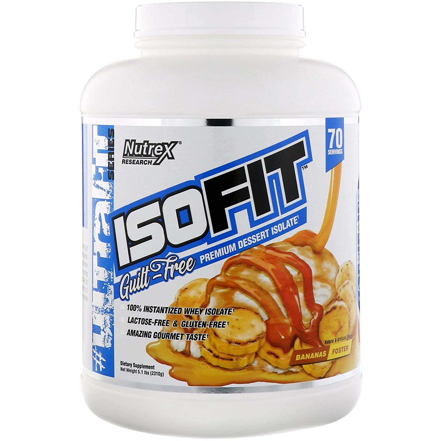 IsoFit (Isolated Whey Protein) 5lb Banana Foster | Shop.com.mm