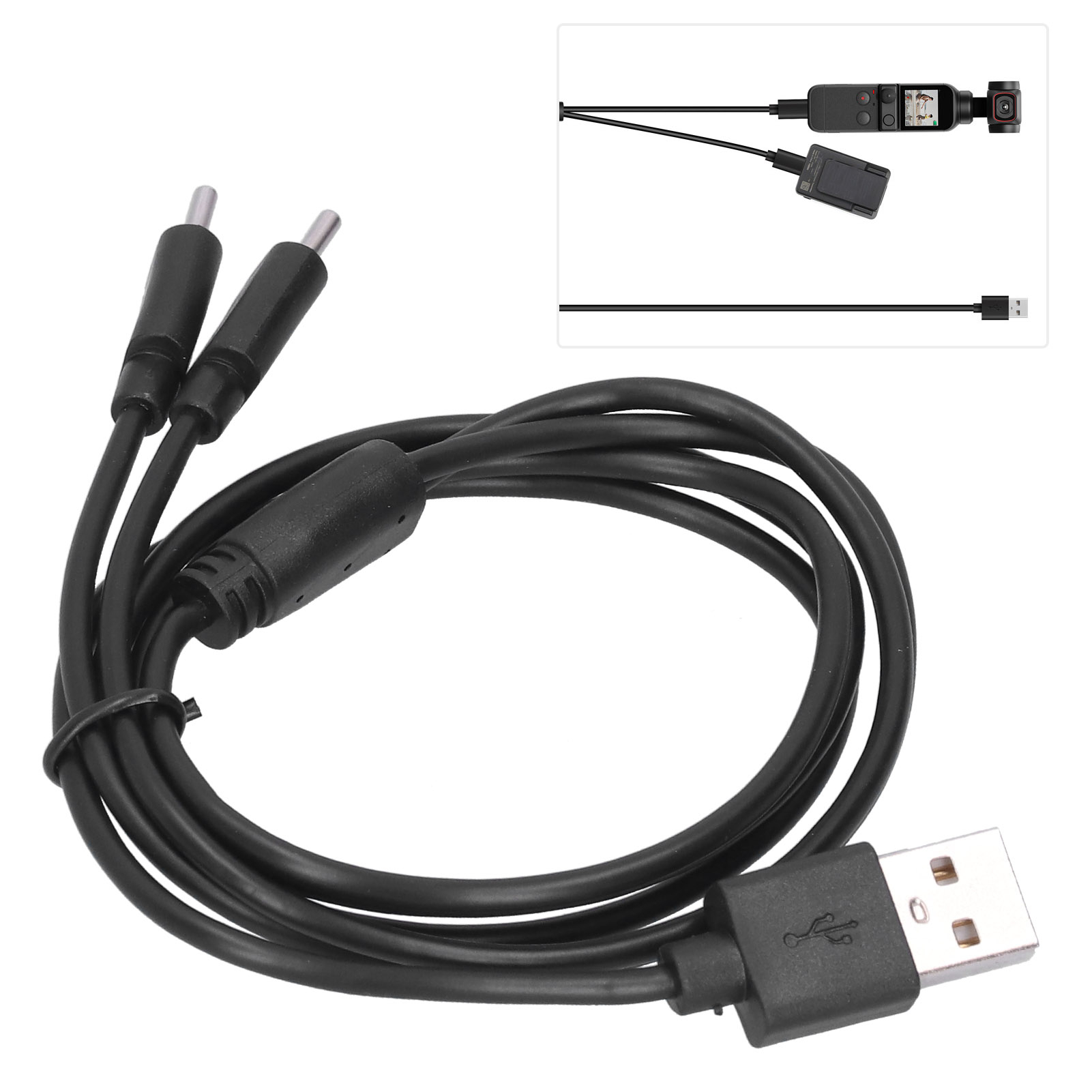 (Preorder) This multi-purpose charging cable is a lightweight, 2-in-1 ...