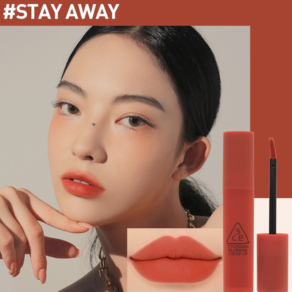 3ce blurring liquid lip -stay away | Shop.com.mm