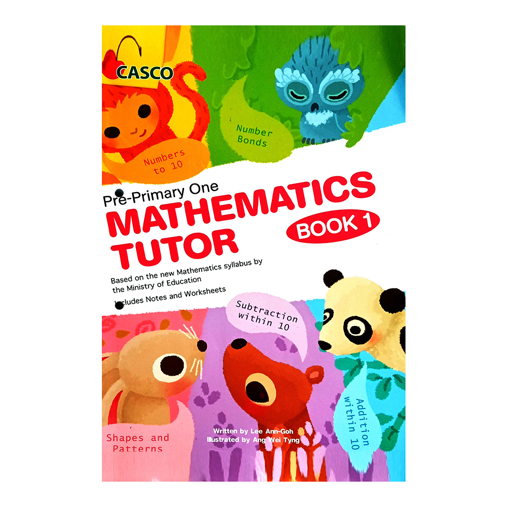 CASCO Pre-Primary One Maths Tutor Book 1 (Color) | Shop.com.mm