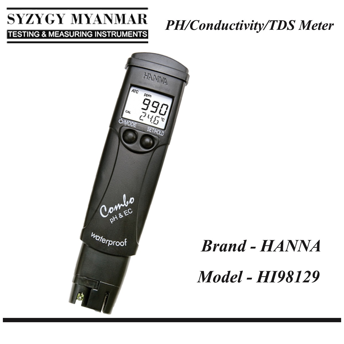 HANNA HI98129 pH/Conductivity/TDS Tester | Shop.com.mm
