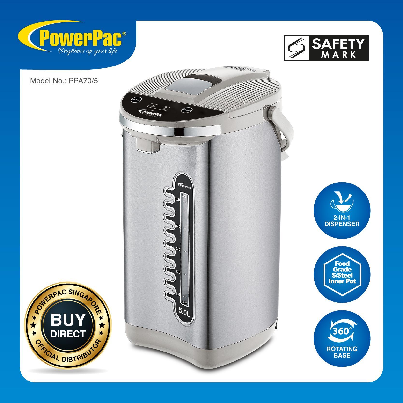 PowerPac 5L Electric Airpot with 2-way Dispenser and Reboil | Shop.com.mm
