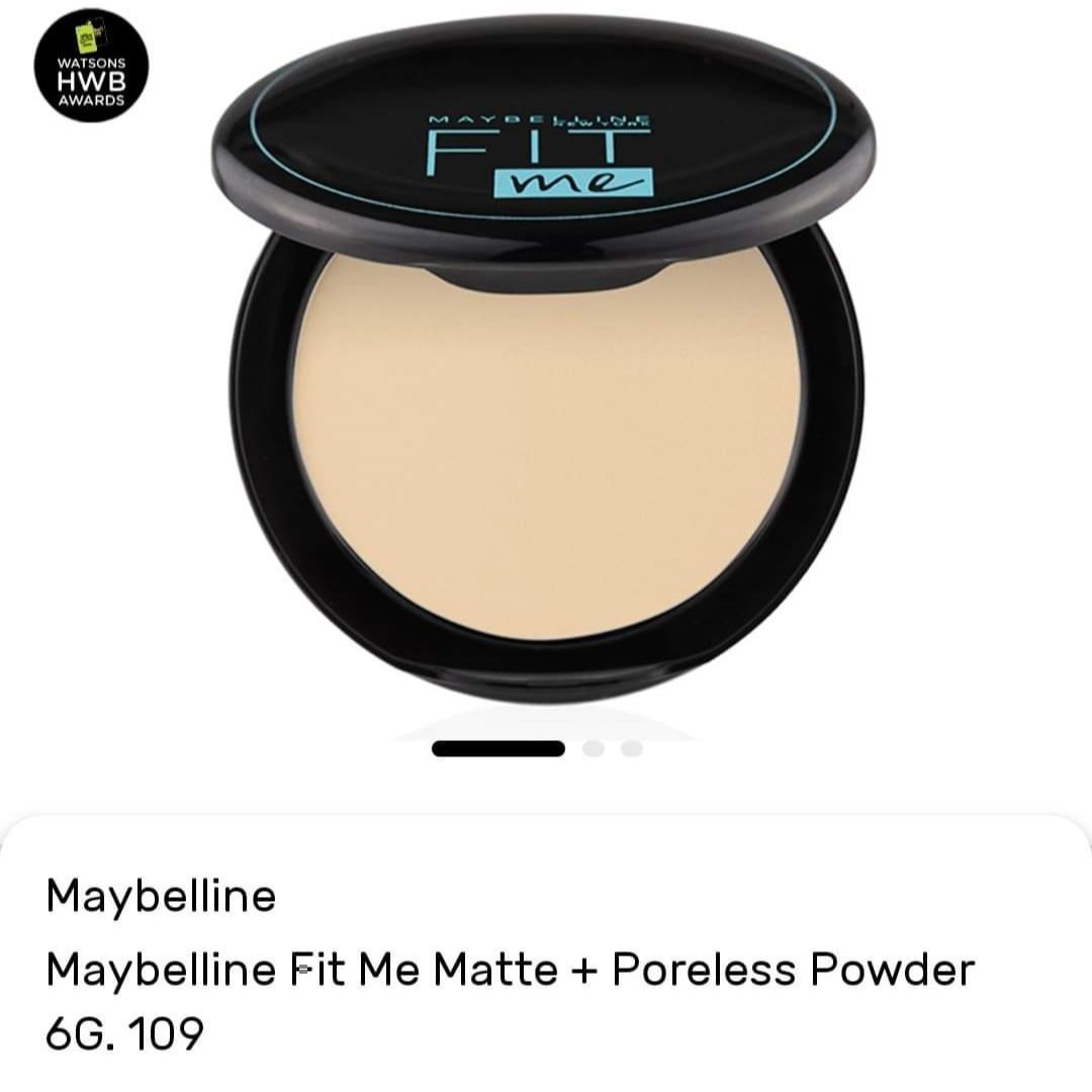 Maybelline_Fit Me Matte+Poreless Powder 109 | Shop.com.mm