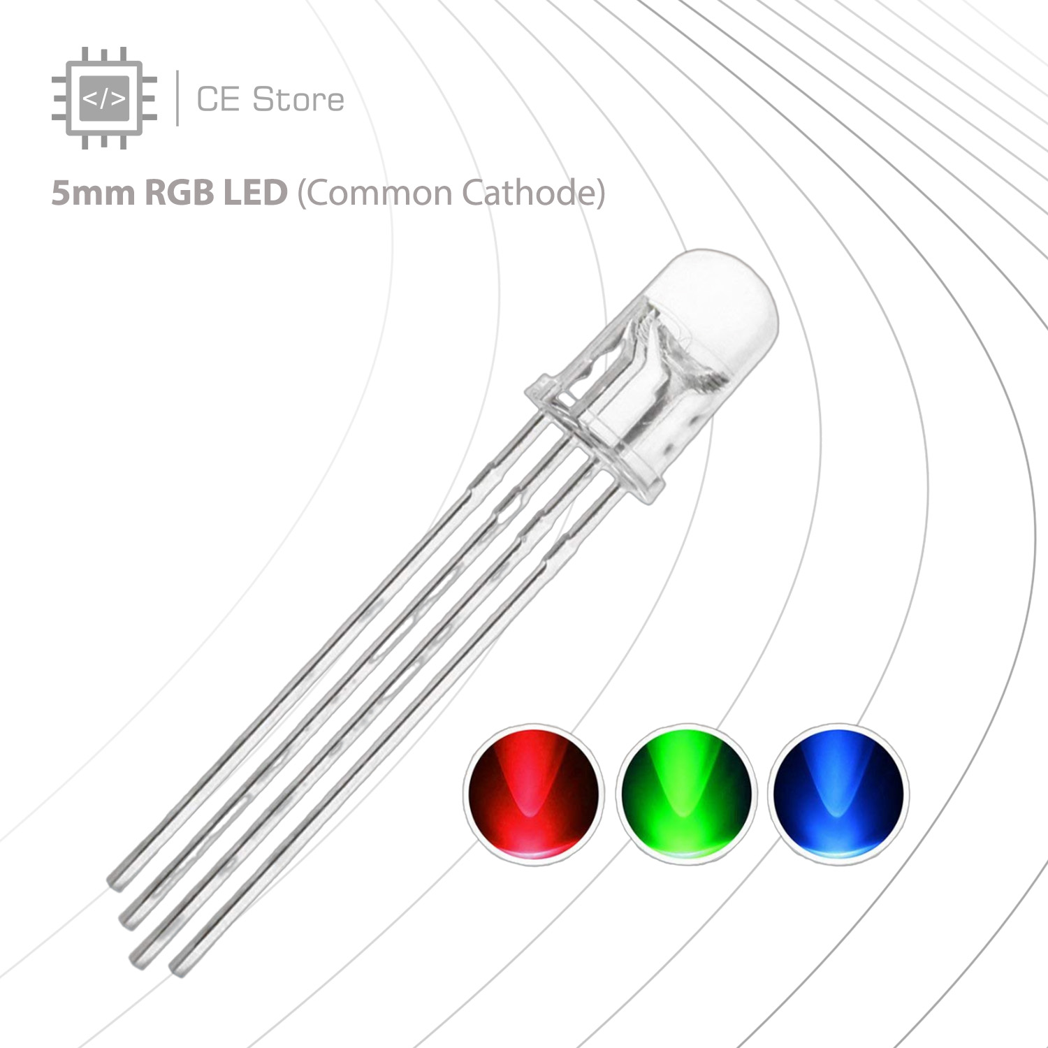 5mm RGB LED - CE Store | Shop.com.mm