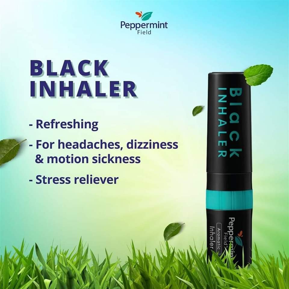 Peppermint Field Black Inhaler (အမဲရောင်ရှူဆေးဘူး) | Shop.com.mm