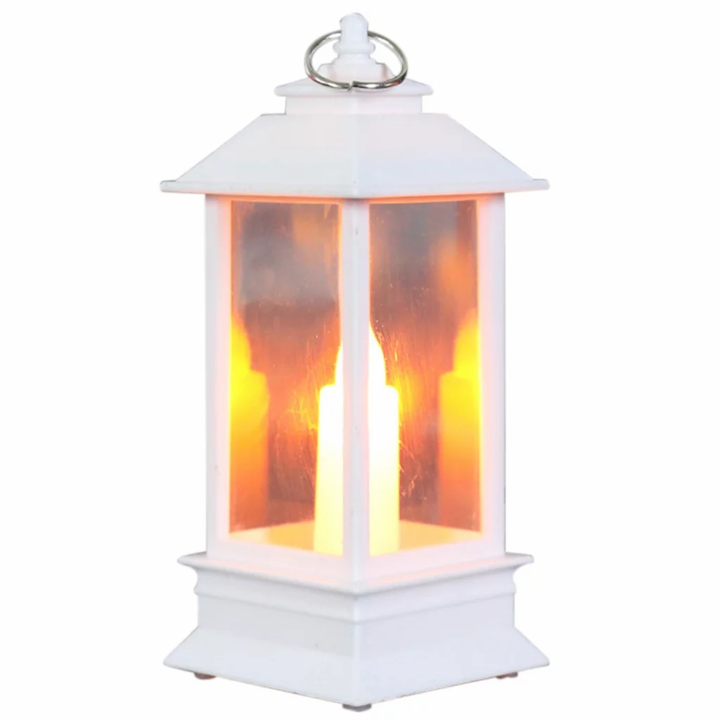 Flameless and Smokeless Acrylic Antique LED Hurricane Lantern Lamp and ...