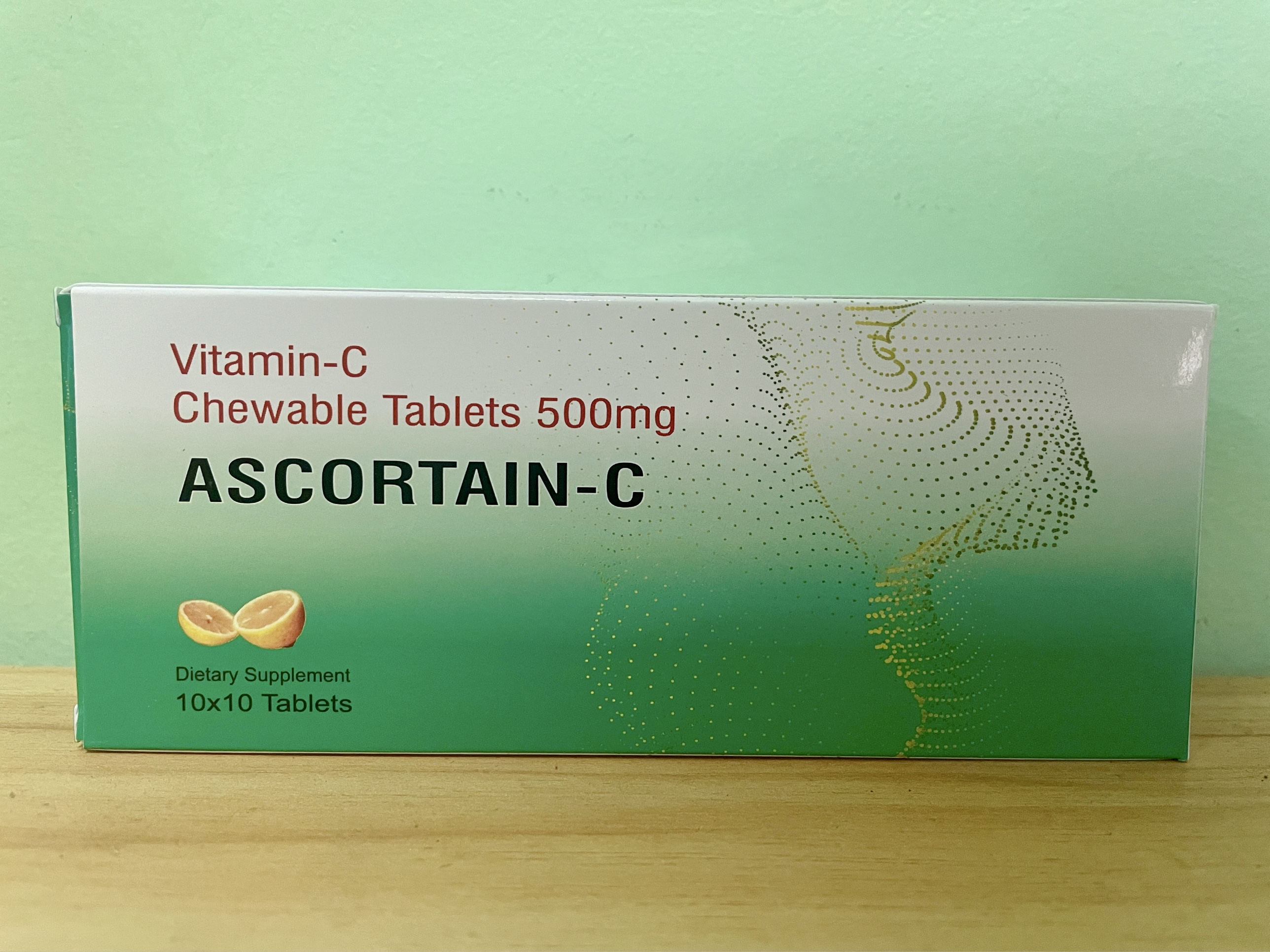 Ascortain-C Vitamin C Chewable Tablets 500mg | Shop.com.mm