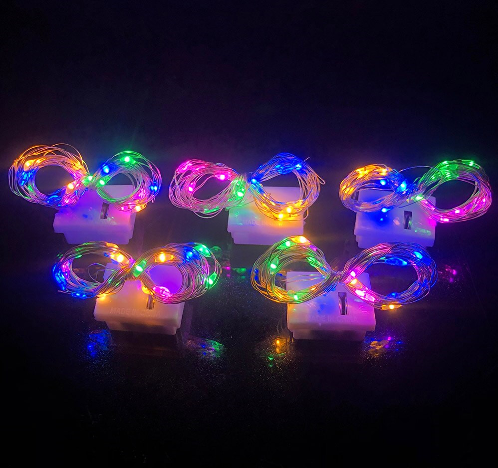 LED 2032 Button-Battery New Button Flashing String Lights Christmas ...