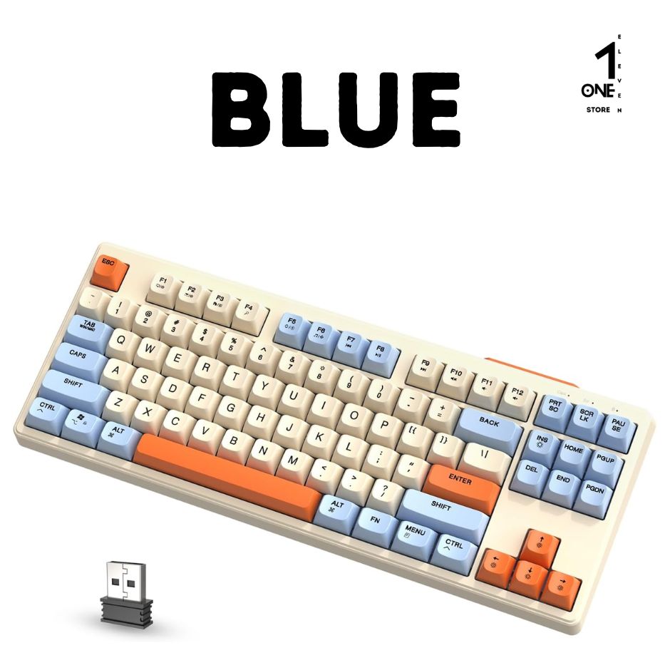 M87 Wireless Gaming Office Keyboard with Dual Mode (Blueto*th /Wireless ...