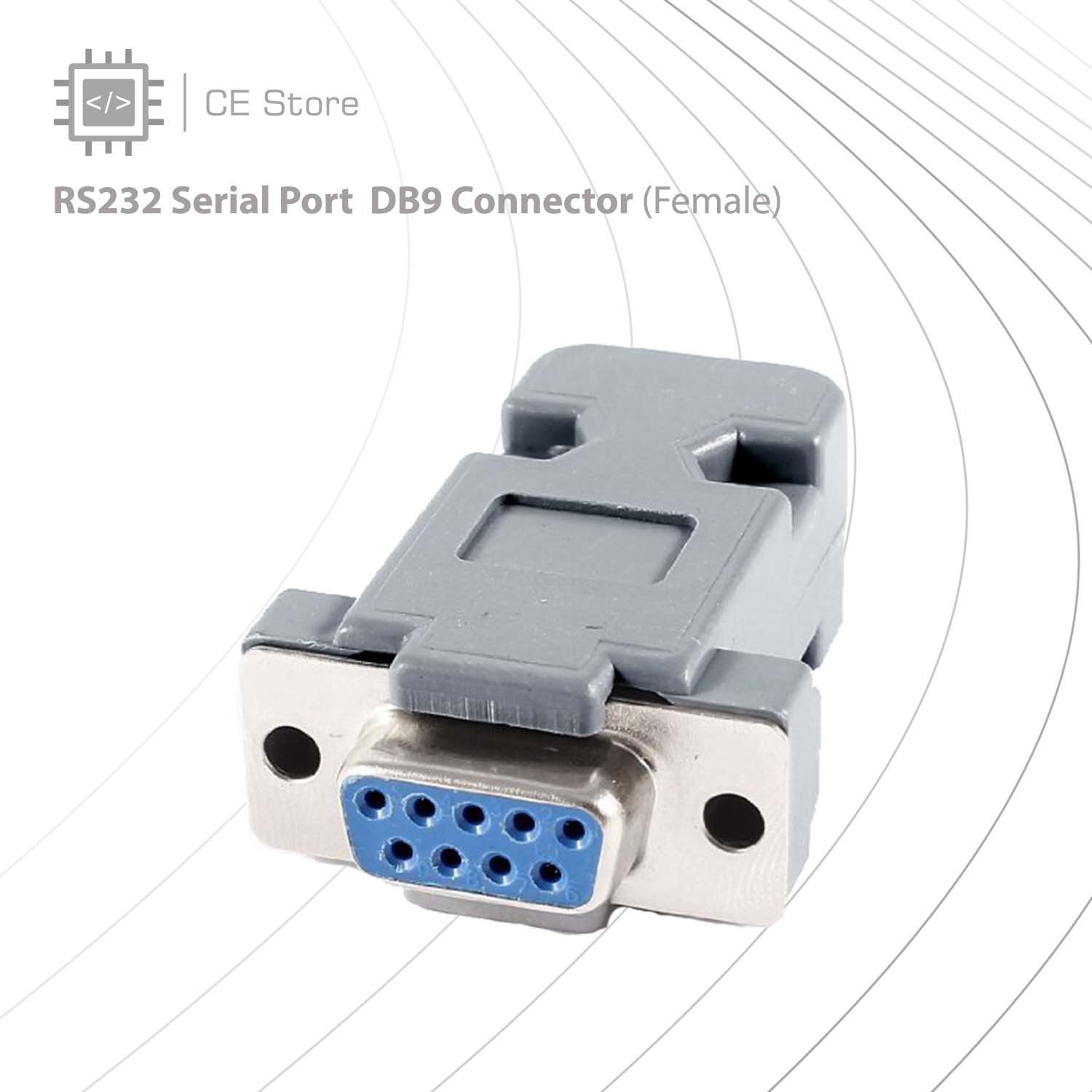 RS232 Serial Port DB9 Connector - CE Store | Shop.com.mm