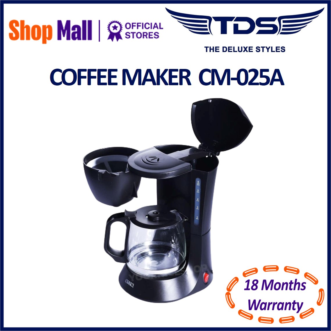 TDS/OTTO COFFEE MAKER CM-025A | Shop.com.mm