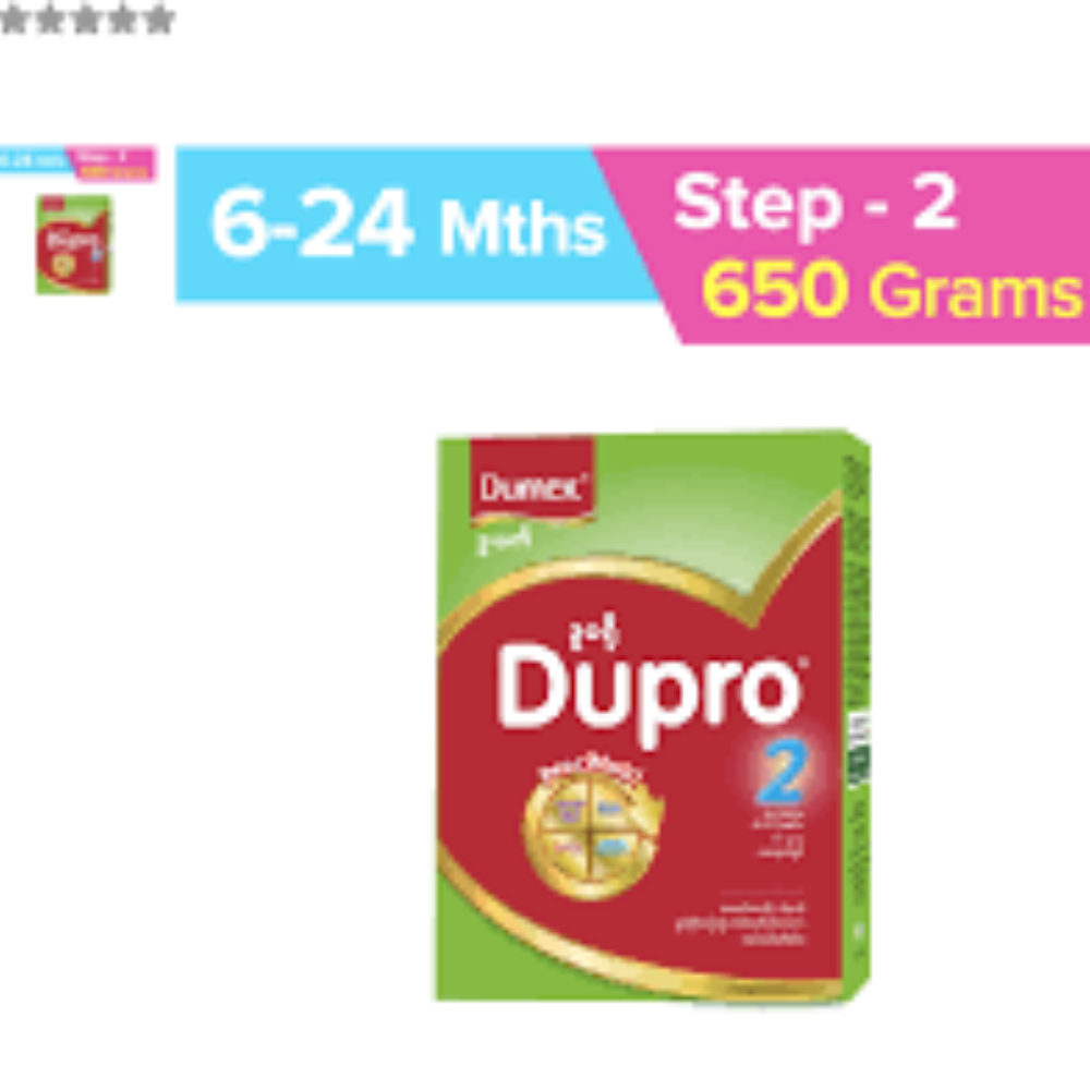 Dumex Dupro Milk Powder Step 2 (650 g) (6 - 24months) | Shop.com.mm