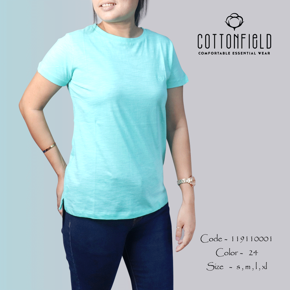 cottonfield women Plain T-shirt | Shop.com.mm