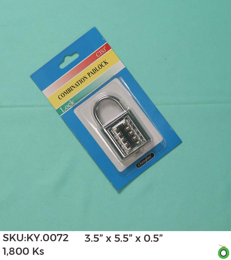 Combination Pad Lock | Shop.com.mm