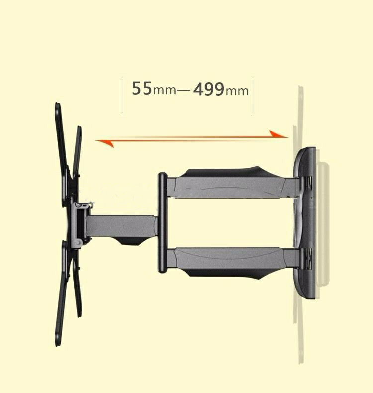 NB North Bayou Model P4 6 Way Swivel Tilt Wall Mount, TV Wall Mount for ...