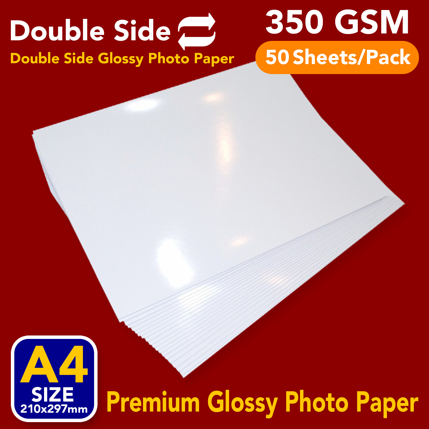 Glossy Paper Size