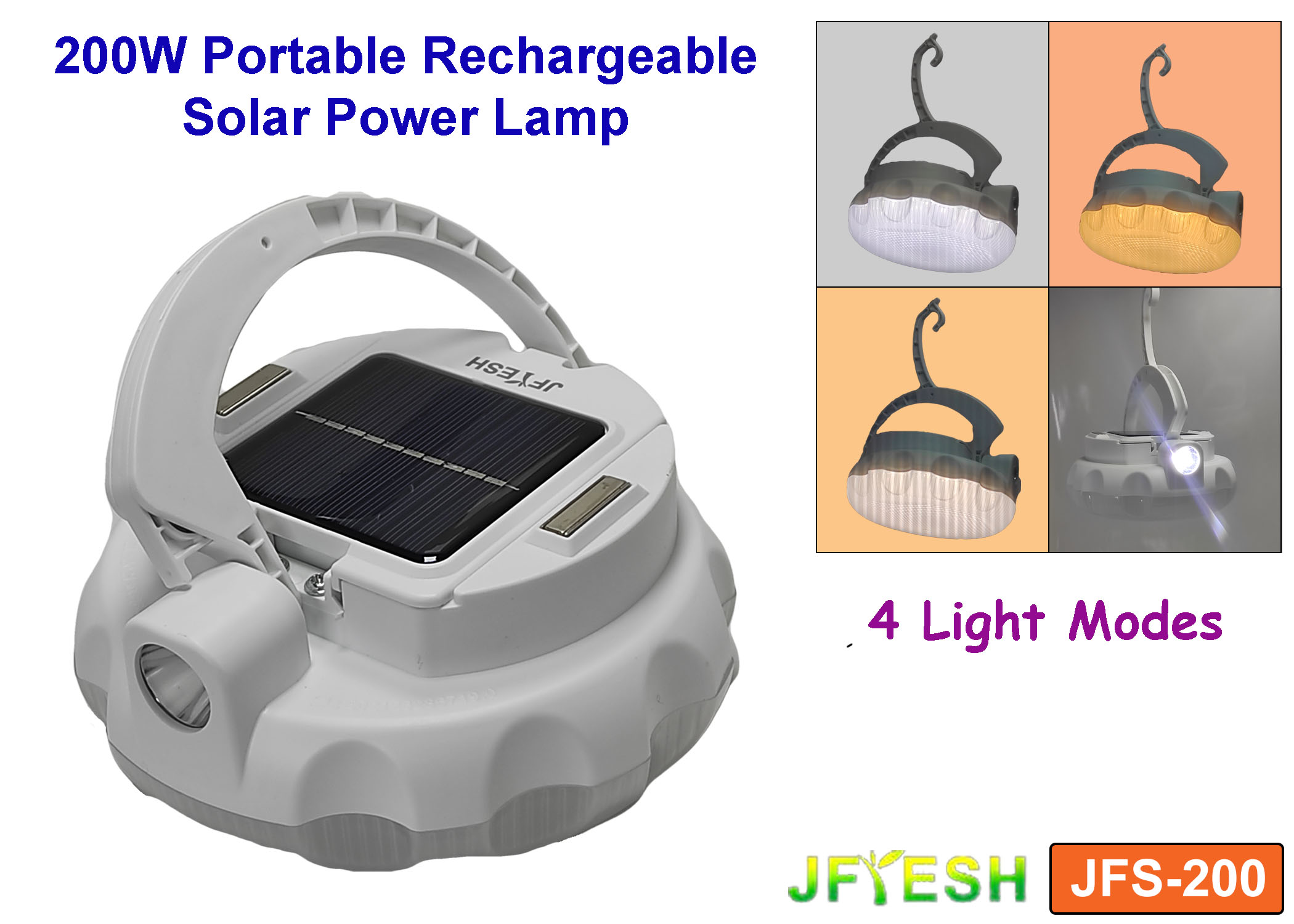 Rechargeable Solar Powered Camping Lamp | Shop.com.mm