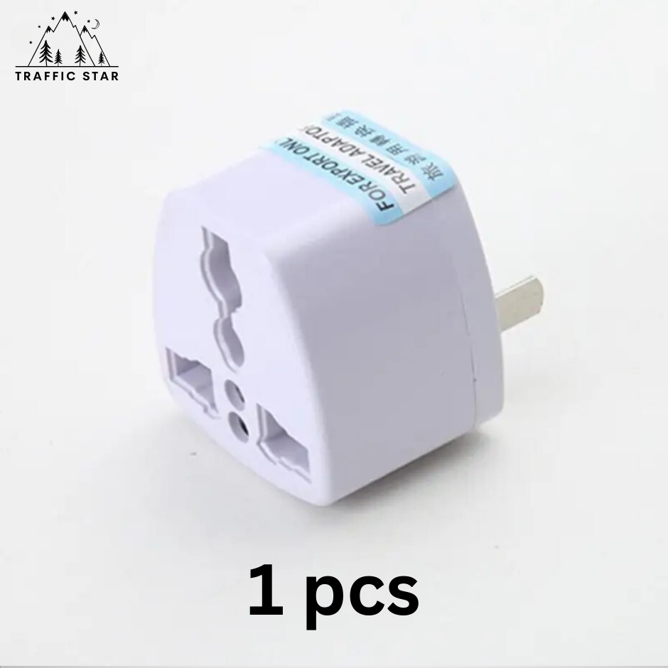 3-pin to 2-pin conversion plug, 1 socket type Flat Pin | Shop.com.mm
