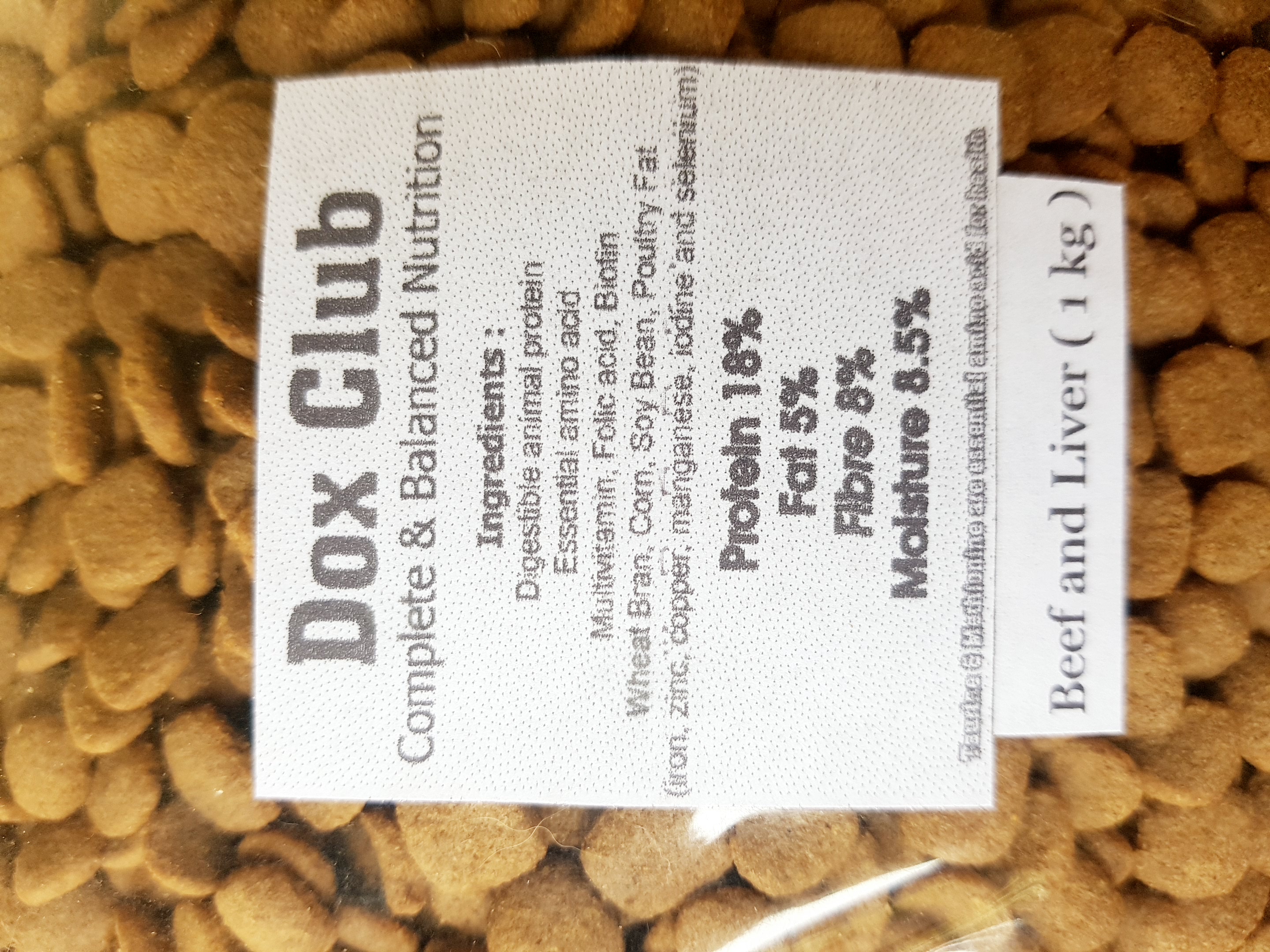 Dox Club ခွေးစာ repack (Beef and liver) | Shop.com.mm