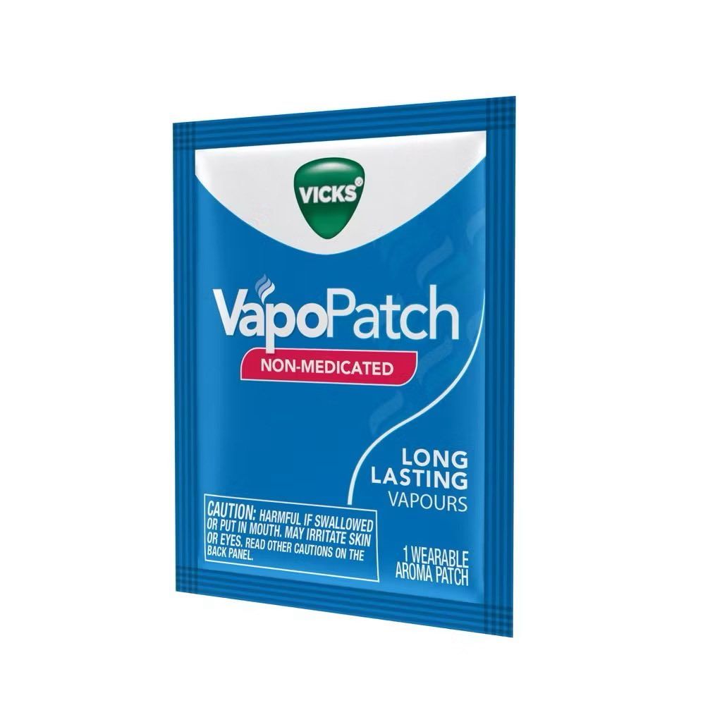 (Preorder)Vicks VapoPatch Wearable Aroma Vapour Long Lasted Patches (5 ...