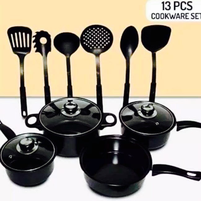 13 pieces Non Stick Cookware set | Shop.com.mm