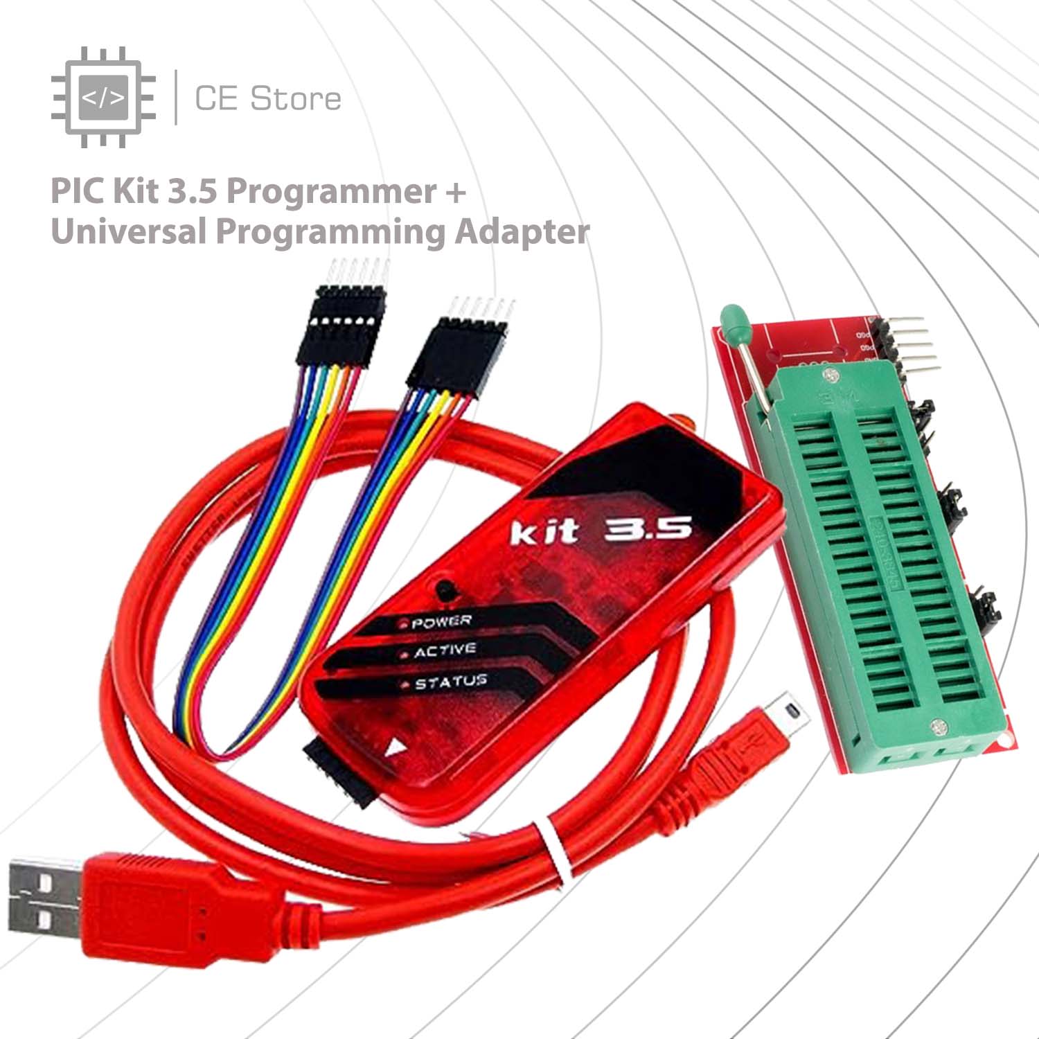 PIC Programmer Kit + Universal Programming Adapter - CE Store | Shop.com.mm
