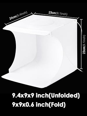 PULUZ Mini Photo Studio Light Box (23x23cm), Portable Folding Photo ...