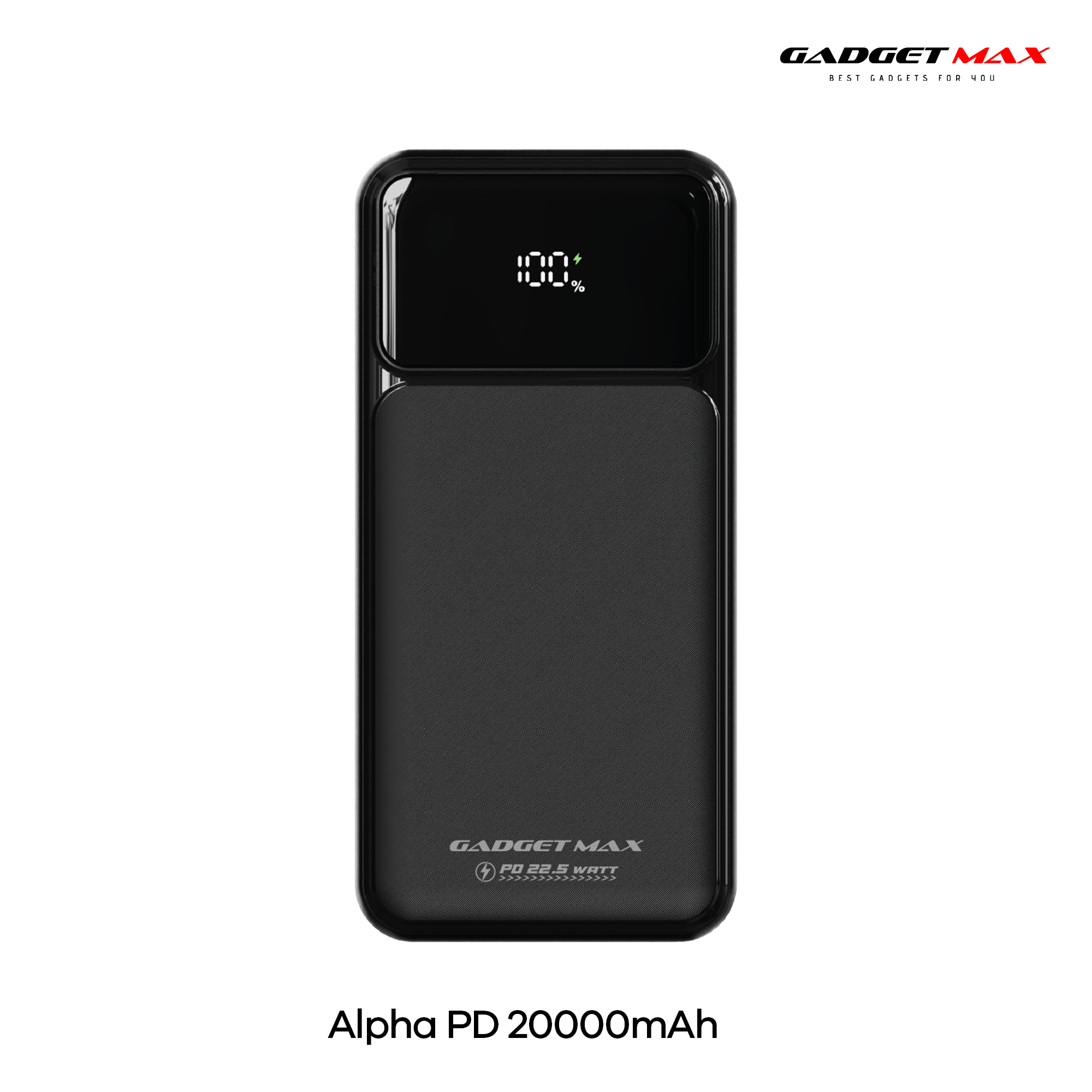 Gadget Max - GB105 Alpha PD 20000mAh PD+QC Fast Charging Digital Power ...