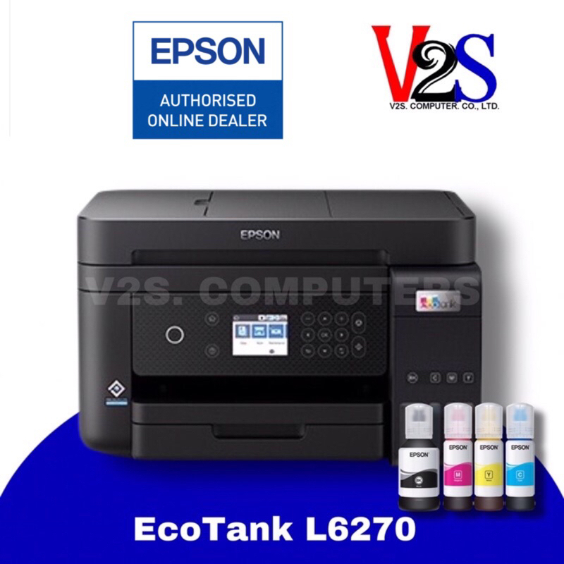 (Preorder) Printer Epson EcoTank L6270 A4 Wi-Fi Duplex AIO 4 IN 1 ...