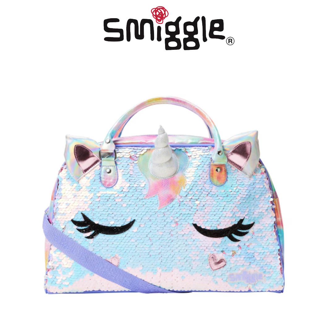 [Smiggle] Singapore Preorder Charmed Weekender Bag Purple | Shop.com.mm