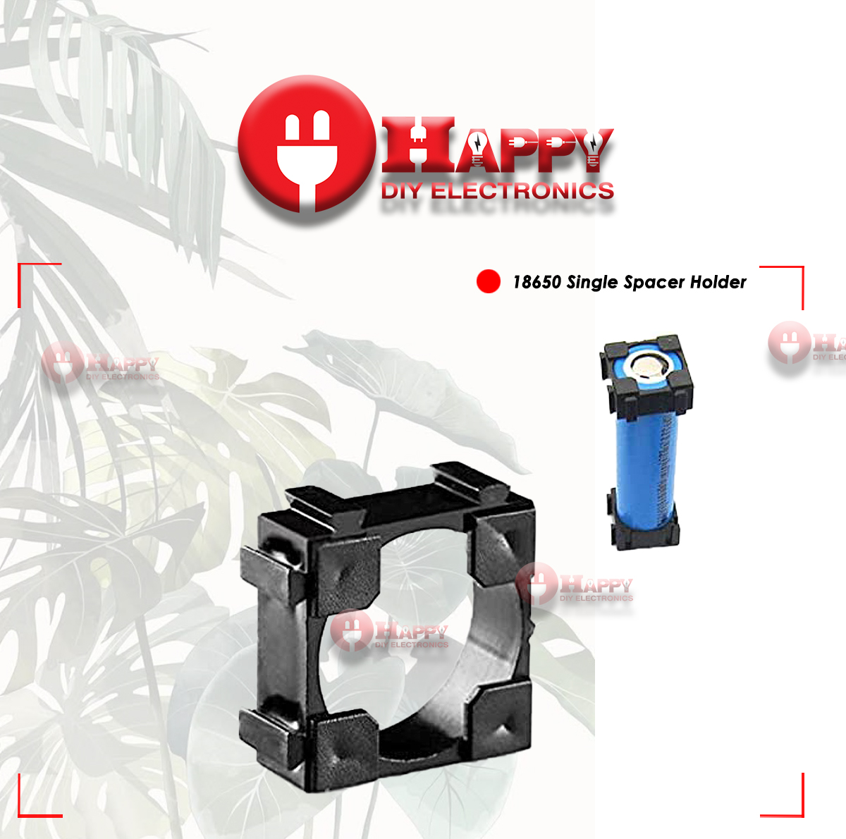 18650 Battery Single Spacer | Shop.com.mm