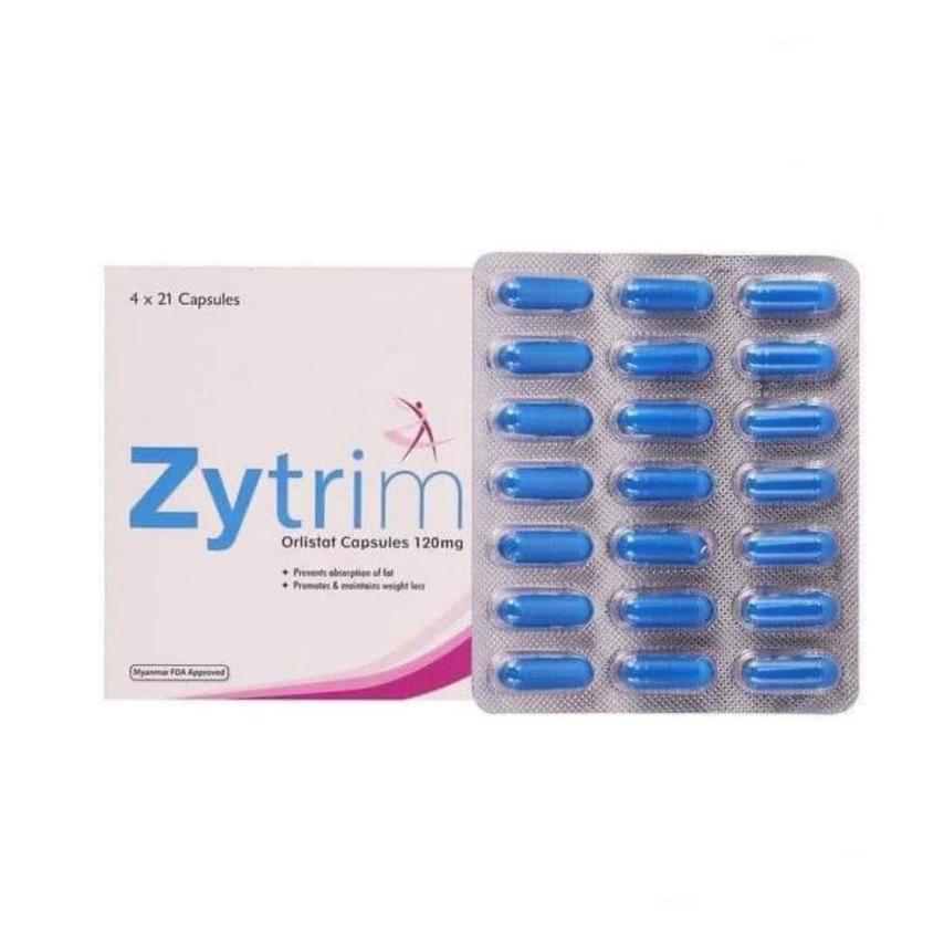 Zytrim Orlistat Capsule 120mg (21capsule) | Shop.com.mm