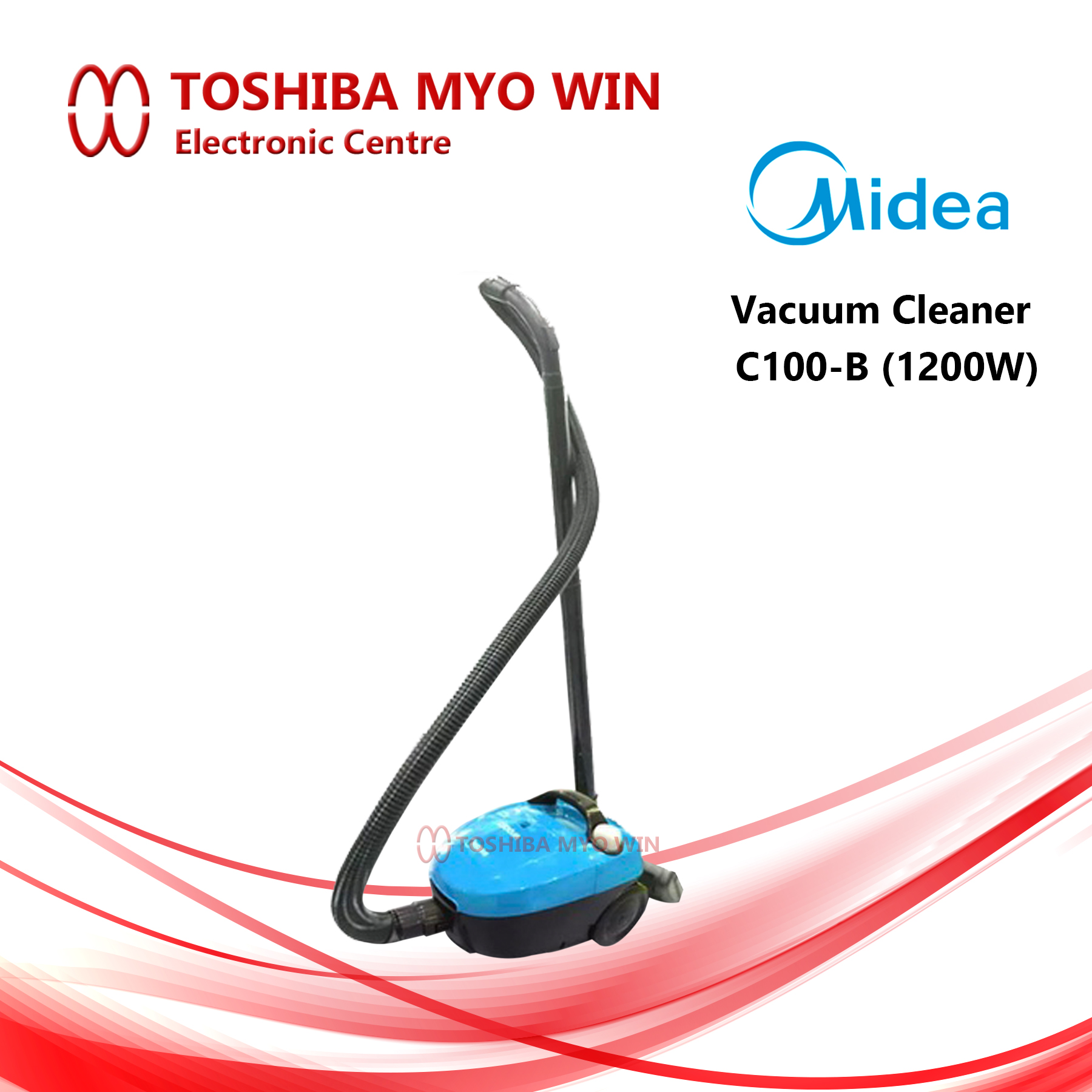 Midea Vacuum Cleaner 1200W (C100-B) | Shop.com.mm