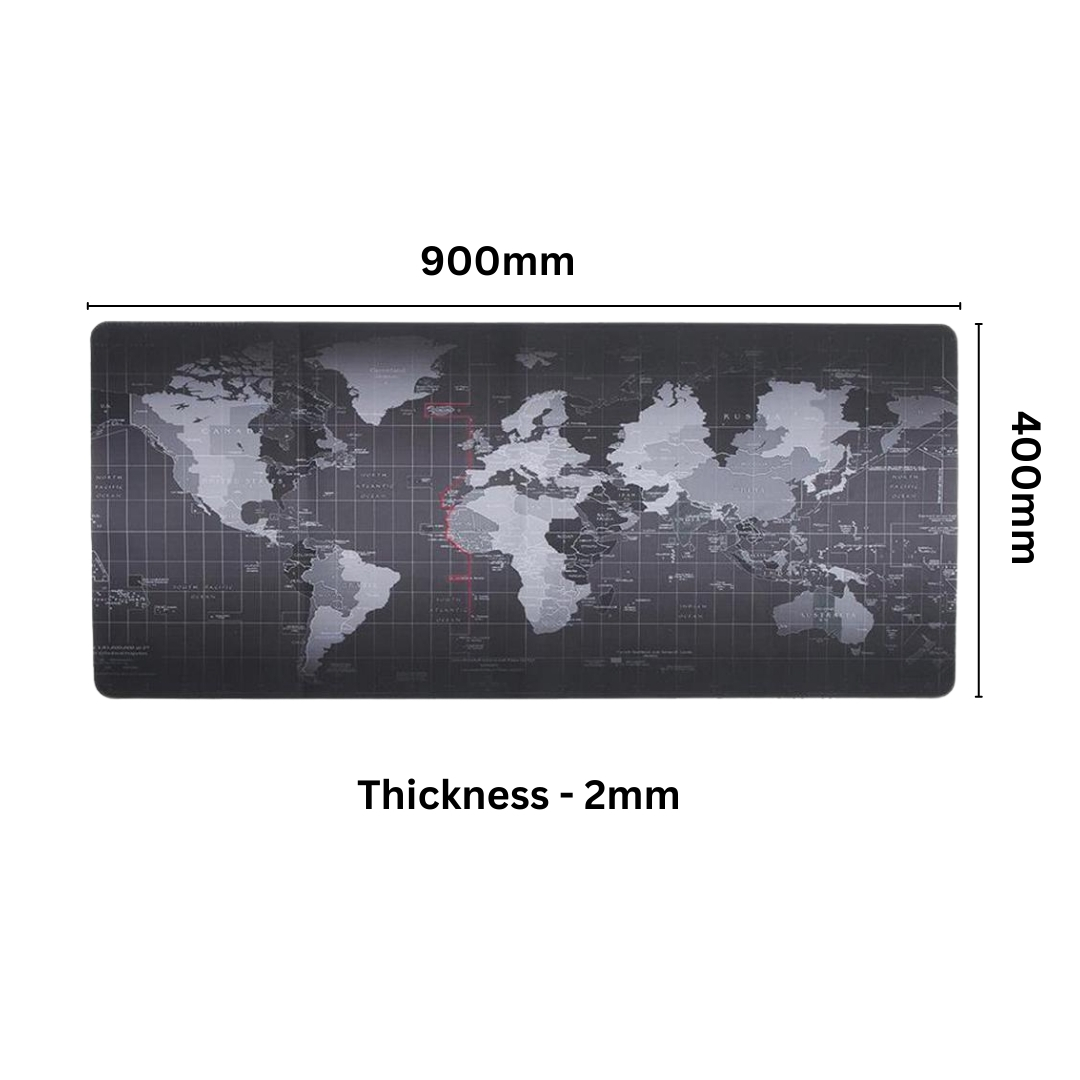 World Mousepad 800x300mm/900x400mm Thickness 2mm | Shop.com.mm