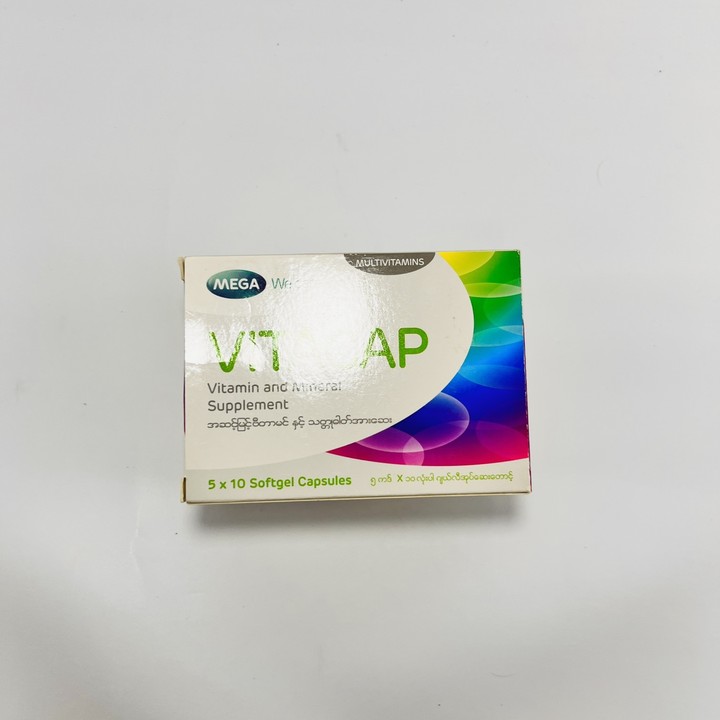 VITACAP (1x10's) Vitamin and Mineral Supplement | Shop.com.mm