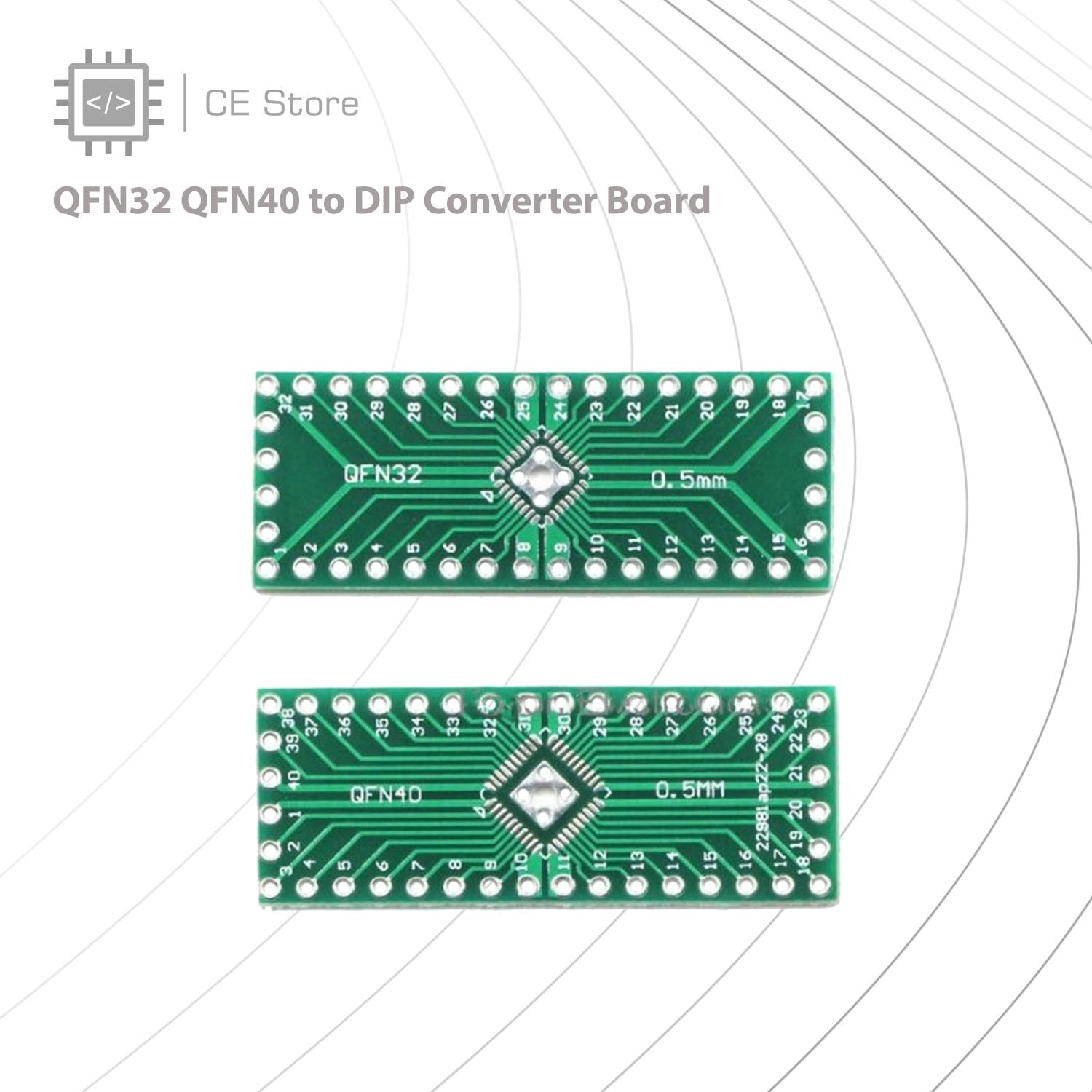 Double Side SMD to DIP Converter Board - CE Store | Shop.com.mm
