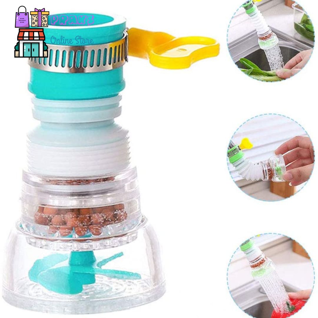 Plastic Water Tap Filter Shower Kitchen Tap Extension Movable Sink ...