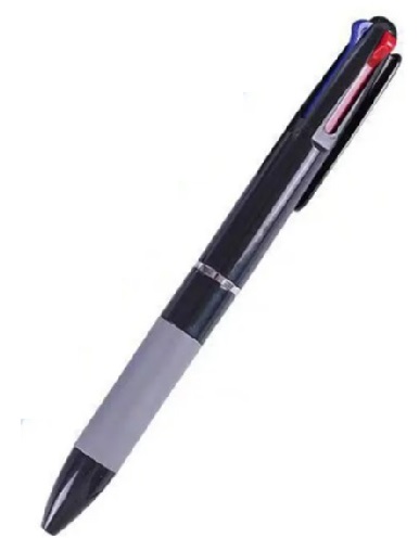 3 Colors In 1 Press Ballpoint Pen | Red Black Blue 0.7mm | Classic ...