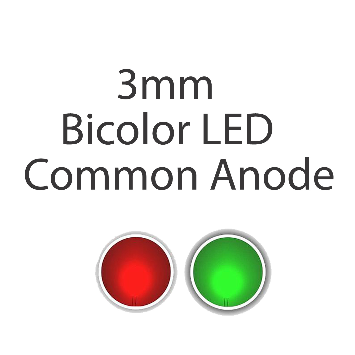3mm Bicolor LED(Red, Green) x 1pcs - CE Store | Shop.com.mm