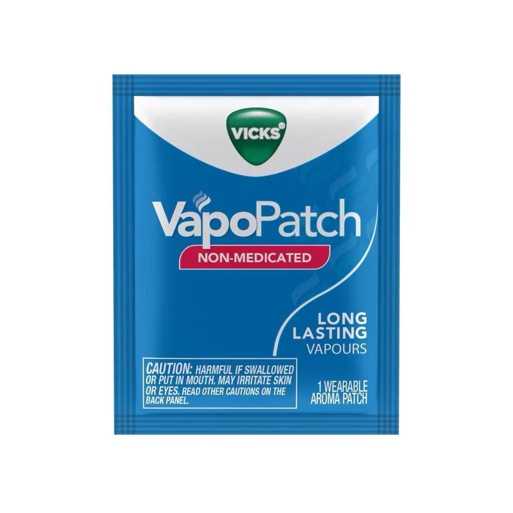 (Preorder)Vicks VapoPatch Wearable Aroma Vapour Long Lasted Patches (5 ...