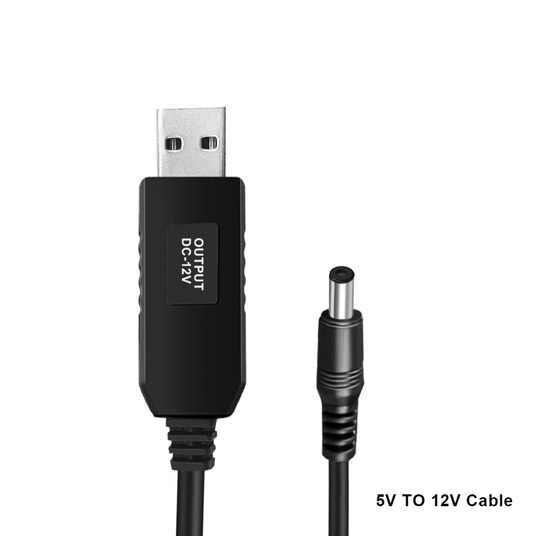 IZ-1001 USB 5V to 12V Converter Cable,Wifi Cable to Connect with ...