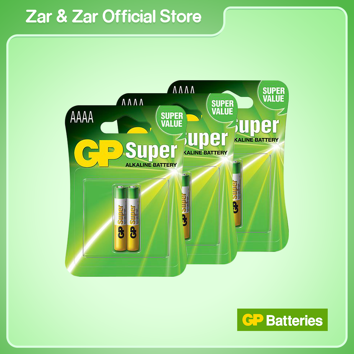 GP Super Alkaline AAAA size batteries (2pcs/card) x 3 cards pack | Shop ...