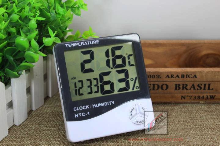 HTC-1 Temperature Clock Humidity | Shop.com.mm