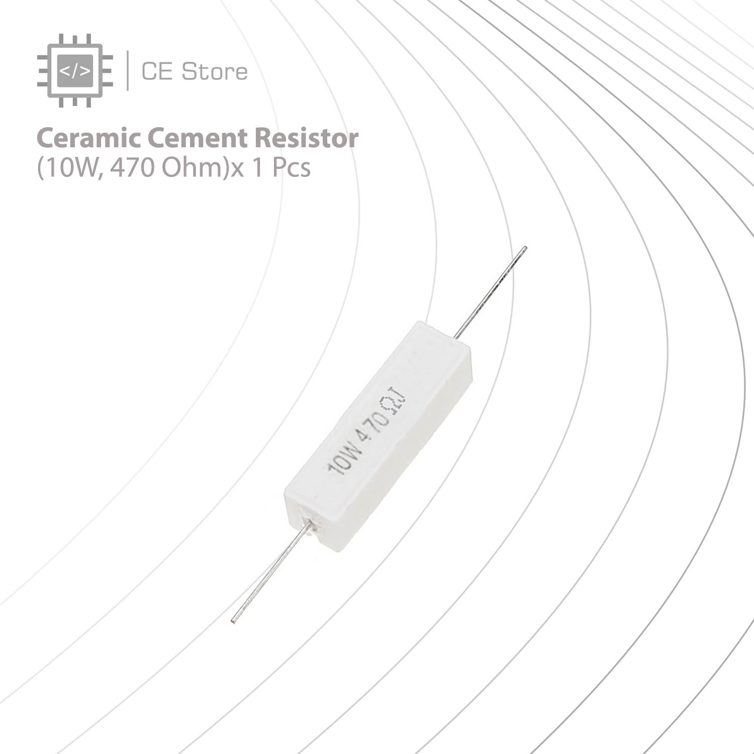 Ceramic Cement Resistor - CE Store | Shop.com.mm